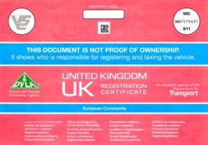 What Is A Car Logbook (V5C)? - What does a log book look like? - Scrap ...